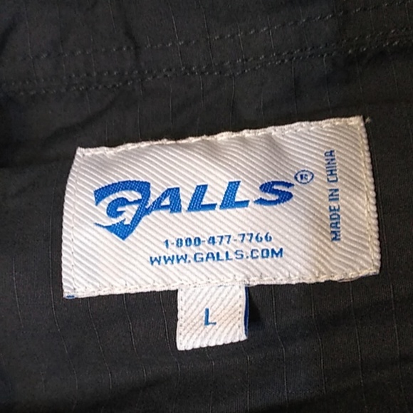 Galls | Shirts | Galls Solid Black Tactical Long Sleeve Shirt Large ...